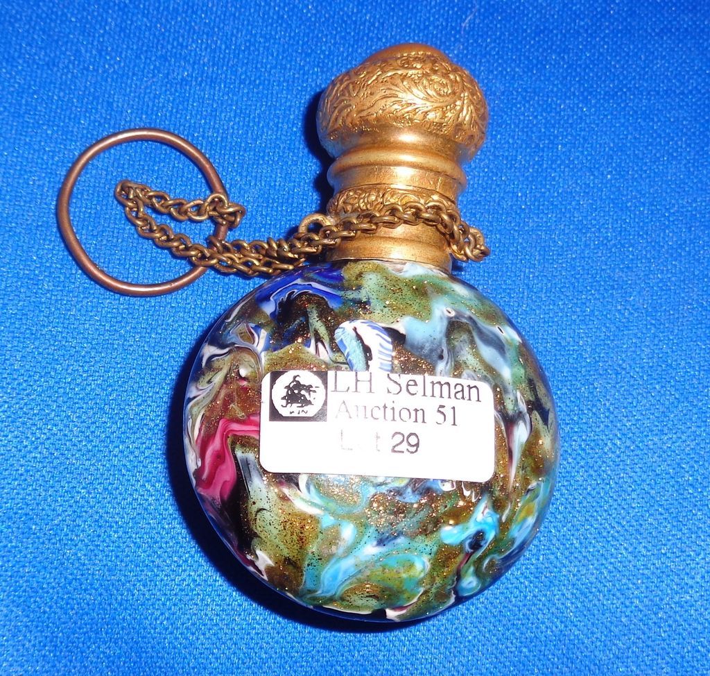 Antique Venetian Round Scent Bottle With Gondolas and Portraits, Very ... Antique Venetian Round Scent Bottle With Gondolas and Portraits, Very ...