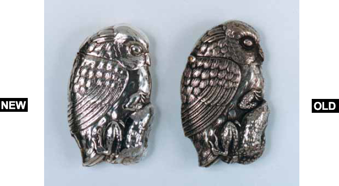 Reproductions - Owl and Frog Match Safes