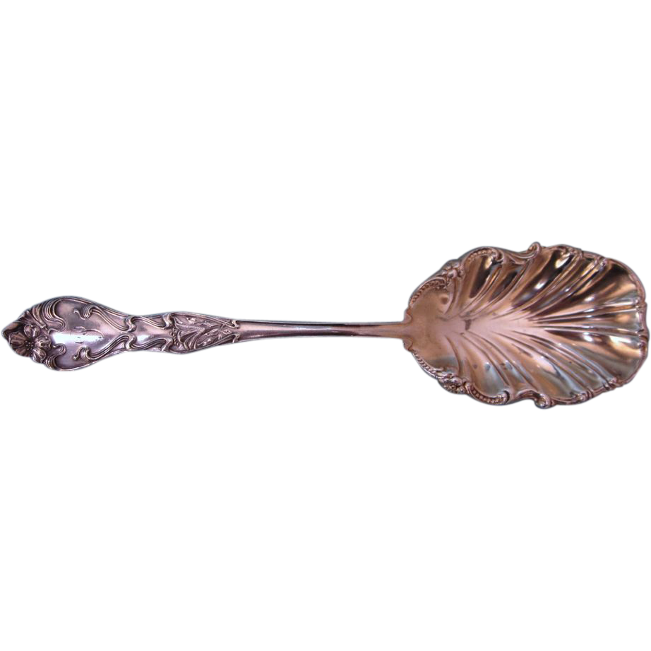 Exquisite Sterling Art Nouveau Fancy Spoon, Monogrammed P from ...