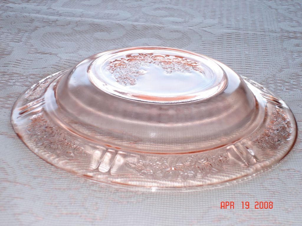 Pink Depression Glass Rose Of Sharon Pattern at Logan Newbigin blog