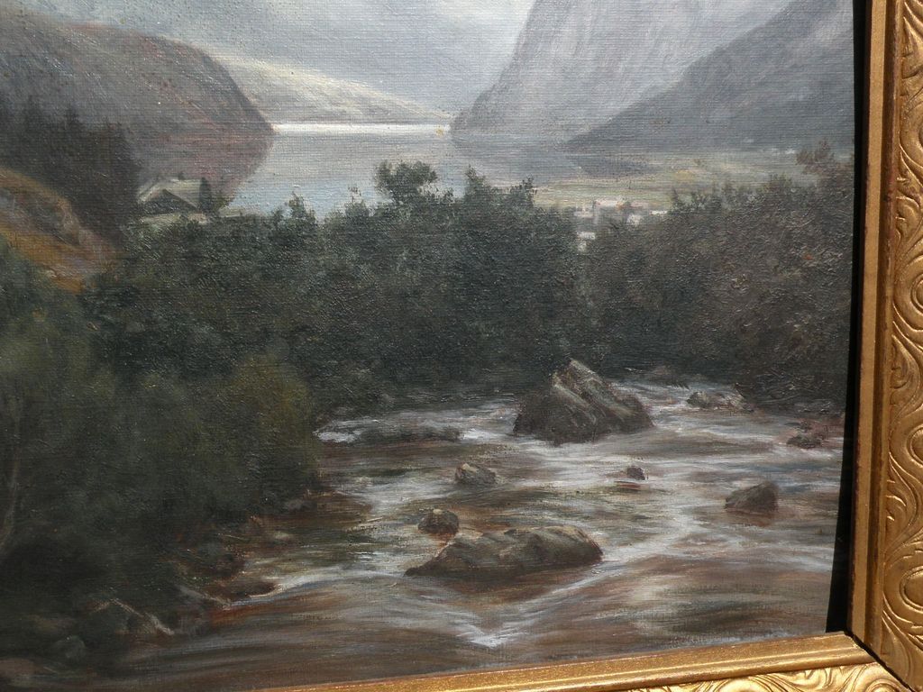 Early 20th century signed Northern European landscape painting‏ from ...